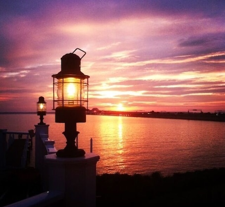 Beautiful sunset on Kent Island, Maryland