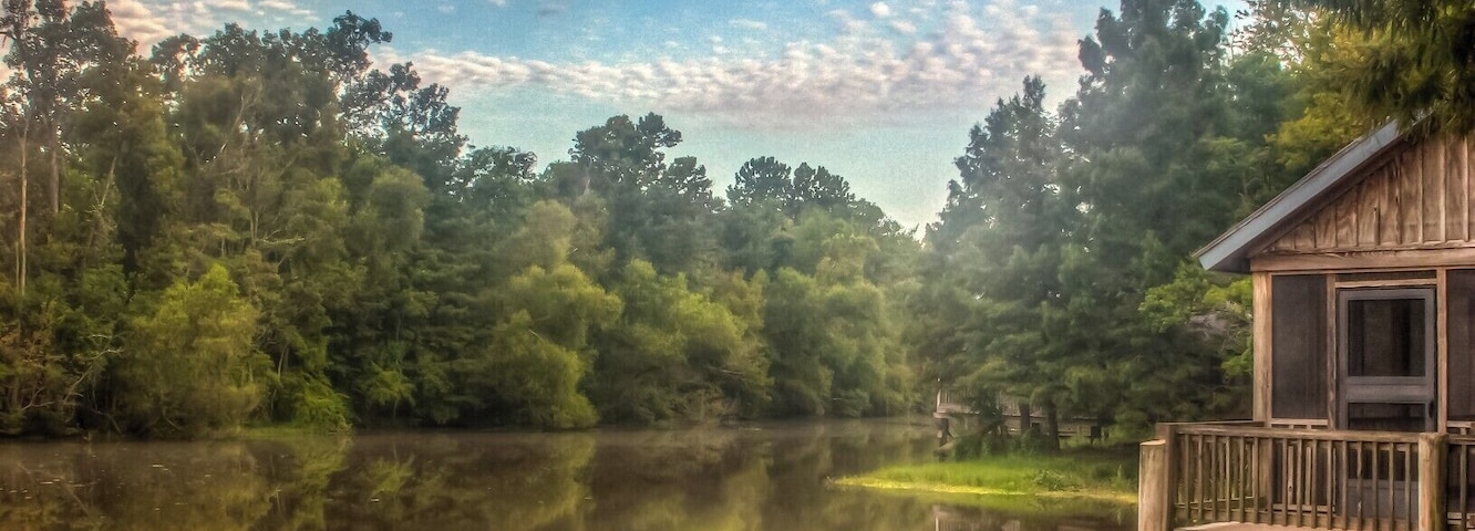 We toured Louisiana a while back and spent a couple of nights at Lake Fausse Pointe State Park.
It was pretty cool to be surrounded by such unspoiled nature.
You have a couple of options for your stay there: camping or one of their waterside cabins. We opted for the later and it was an amazing experience - especially the alligators swimming under our porch!
There are a lot of activities around: boat, canoe, cycling, and some nice walks.