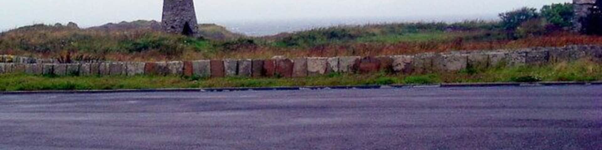 Car park and broch At Castletown