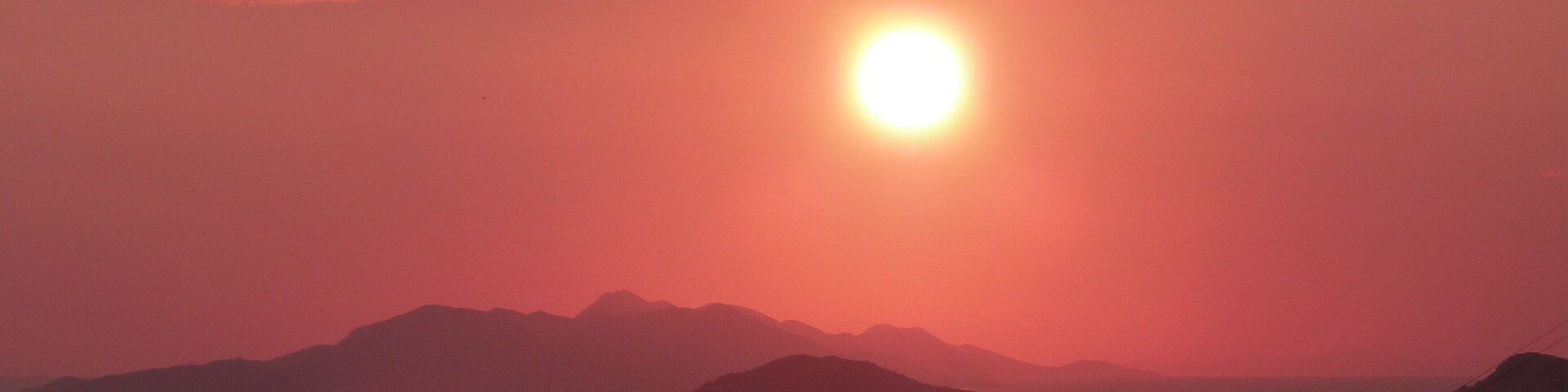 Sunset as coming back into Dubrovnik