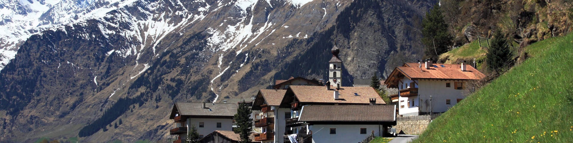 Romantisches Stuls (1332m.ü.M.) oberhalb von Moos in Passeier in Südtirol.