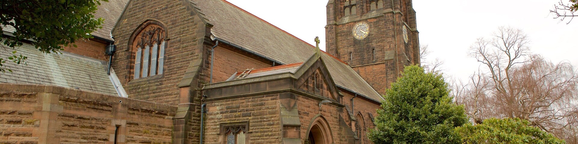 Liverpool showing a church or cathedral
