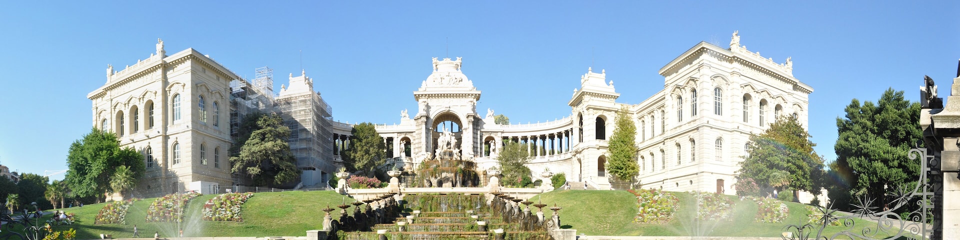 Panorama du palais longchamp