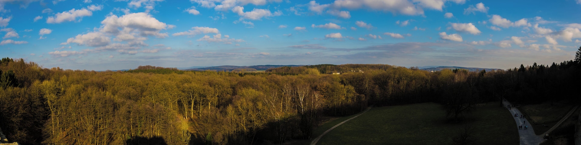Panorama, geschossen von den Externsteinen aus.
