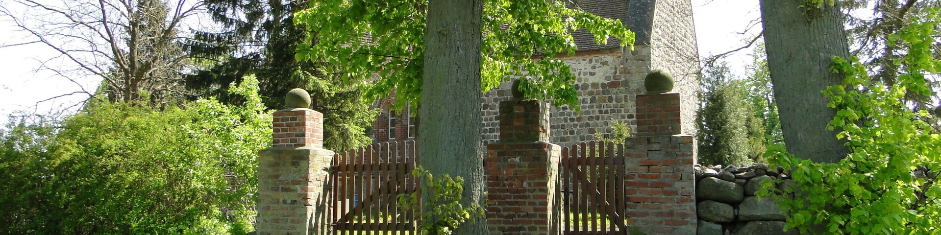 Church in Helpt, district Mecklenburg-Strelitz, Mecklenburg-Vorpommern, Germany