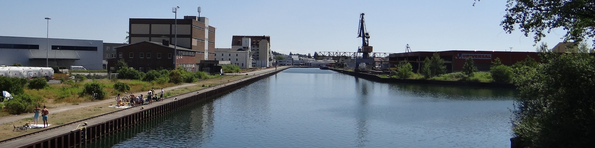 Port Lindener Hafen in Hanover, Germany.