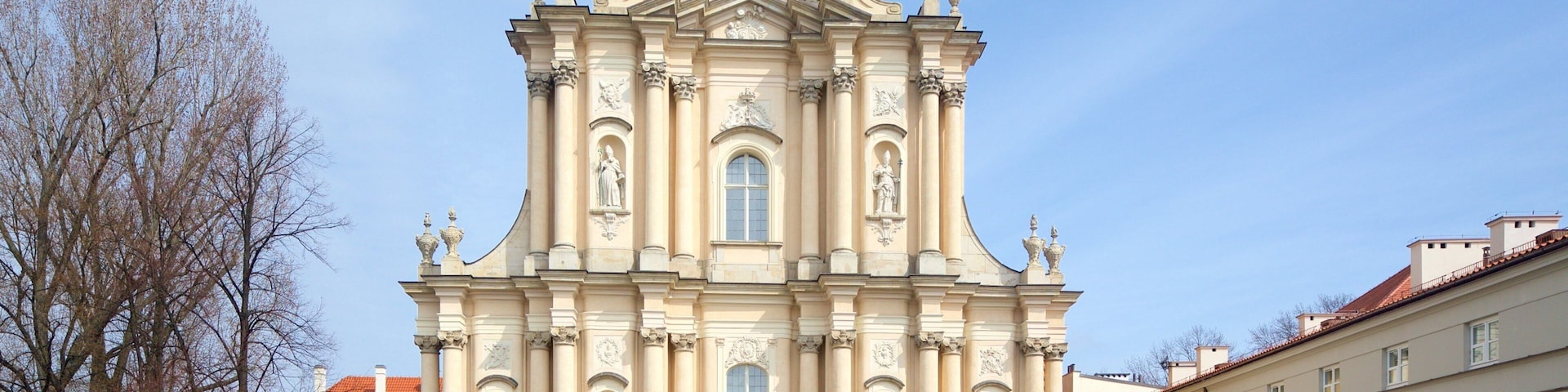 Warsaw showing heritage architecture, heritage elements and a church or cathedral