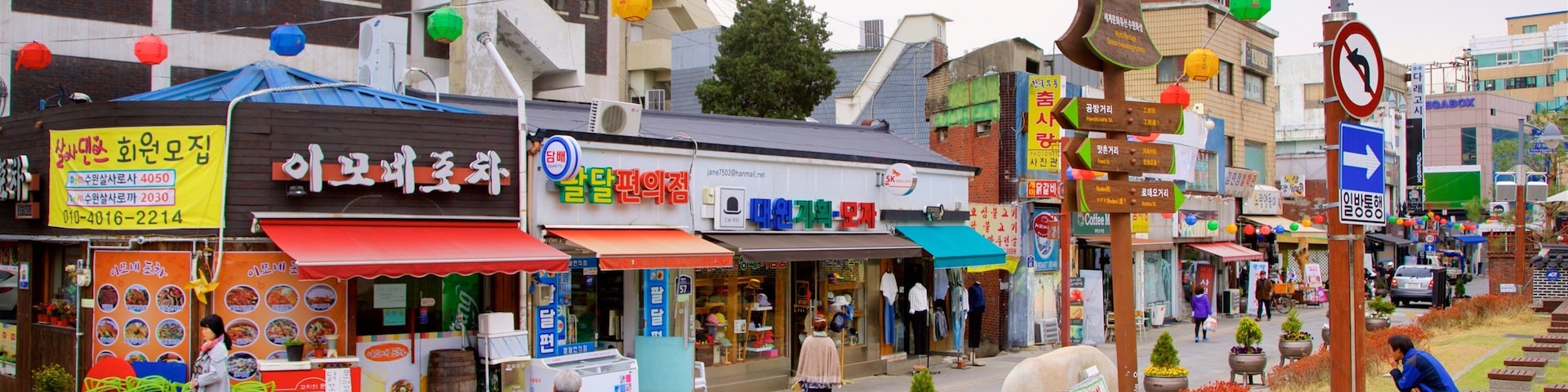 Suwon caracterizando um jardim