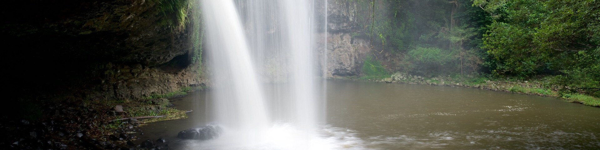 Killen Falls featuring a cascade and a lake or waterhole