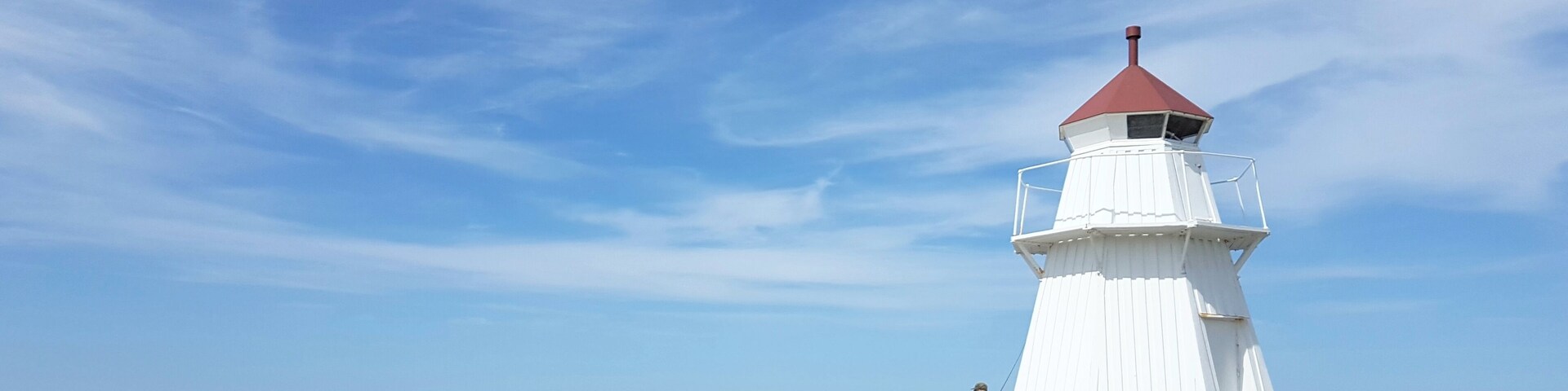 Nice Lighthouse over the sea