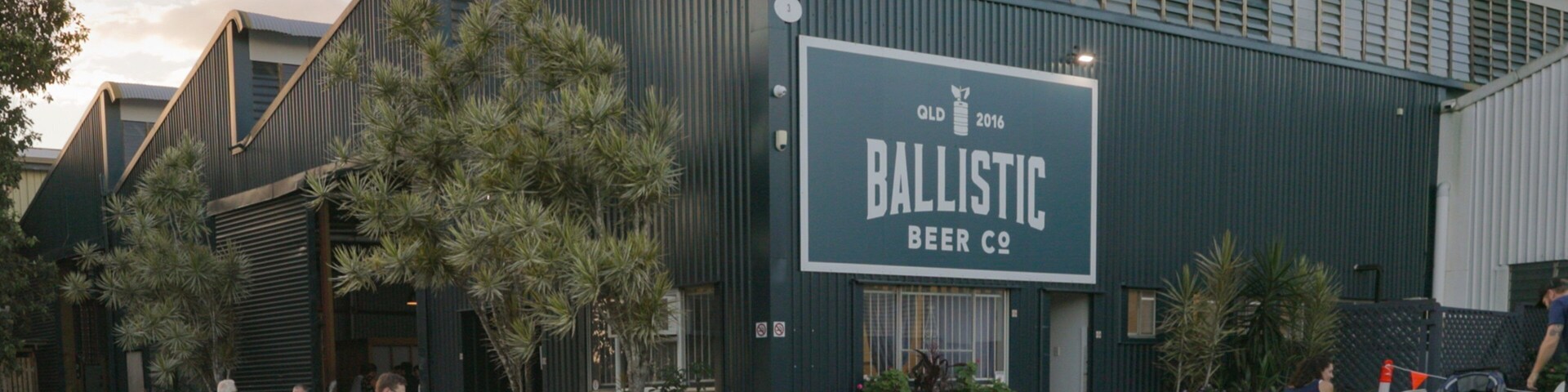 Ballistic Beer Co. showing signage