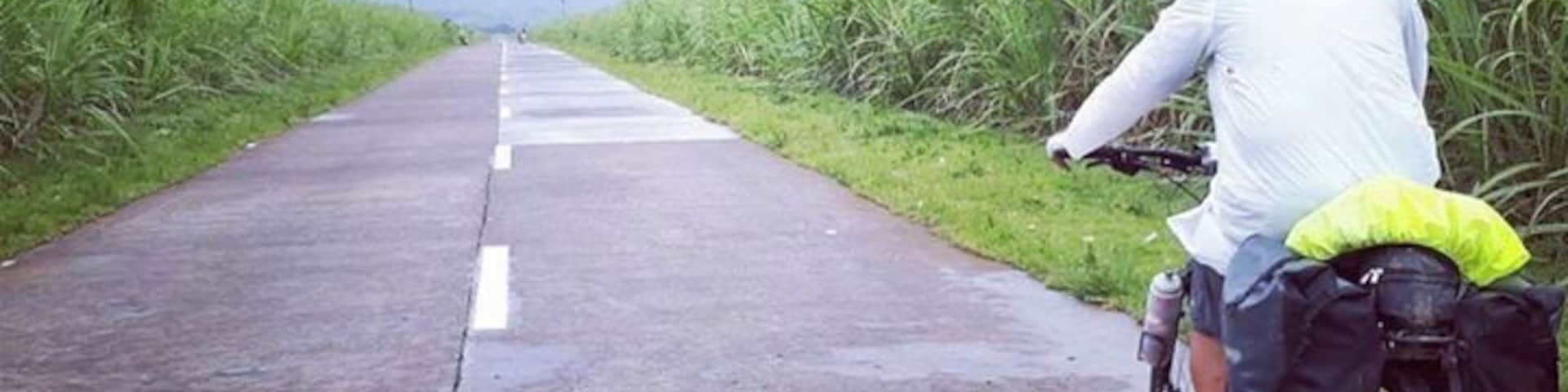 On the way to the mountain #bikecamping #bikecamp