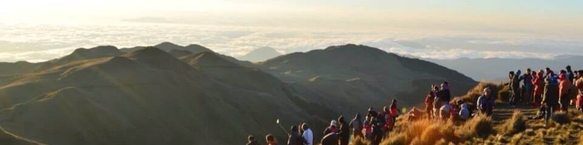 At the summit, #seaofclouds
