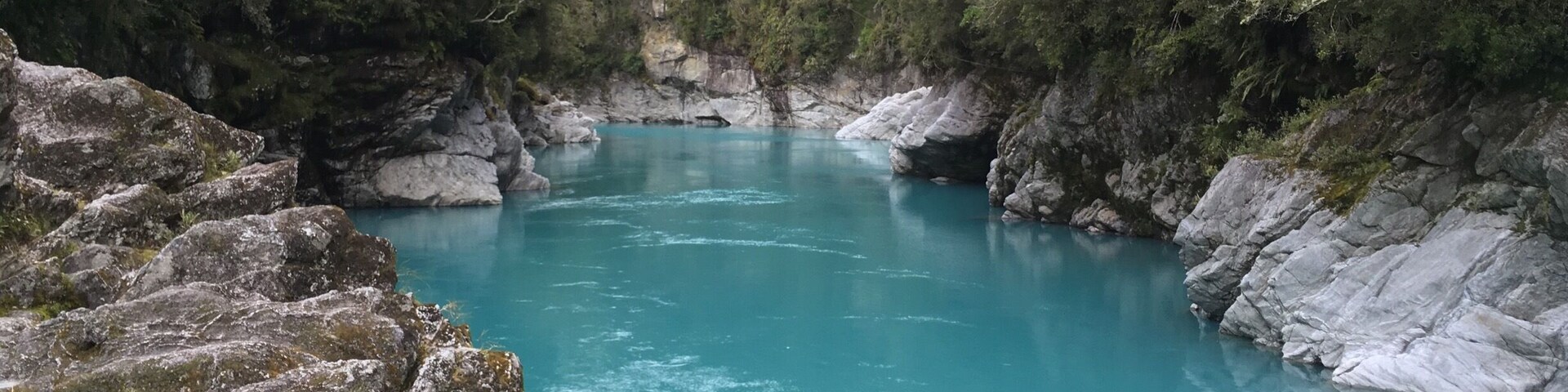 Hokitika Gorge. don't miss this when you visit Hokitika.