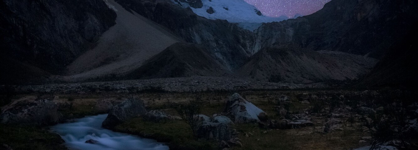 One the most miserable nights in my life is standing behind the lens of this beautiful photo. Taken on Day 4 of my 7 day solo #adventure in Cordillera Blanca. After the 2nd night on the trek, I started to feel sick. Instead of turning back and returning to the civilisation with relatively easy downhill hike, I decided to continue over multiple 4800+ passes cutting my way back, and my health got worse, which I should have expected at high altitudes. Nevertheless, the beauty of this place, kept me going, supplying with very-needed serotonin boosts. The Alpamayo circuit is very beautiful, remote, and wild trekking I would recommend to everyone. It can be done solo, or in organised tours from local trekking agencies for a less miserable experience :)
