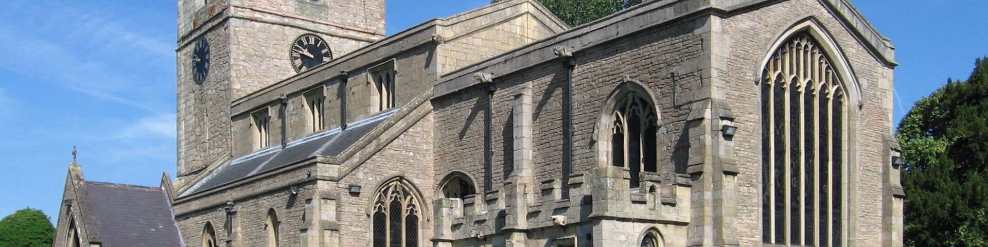 Parish church of SS Peter and Paul, Warsop, Nottinghamshire, seen from the southeast