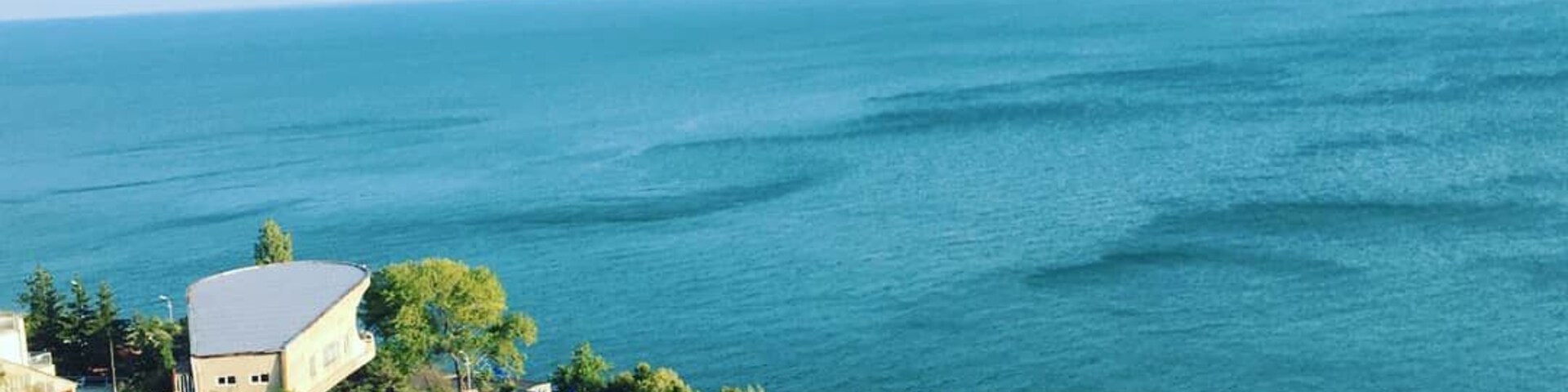 Amazing view of the Lake Sevan from top of the hill.#Adventure