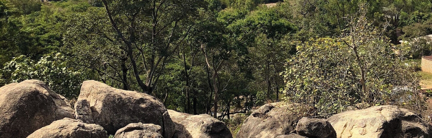 After a rocky climb of 100 Steps, the view of Jos was beautiful.