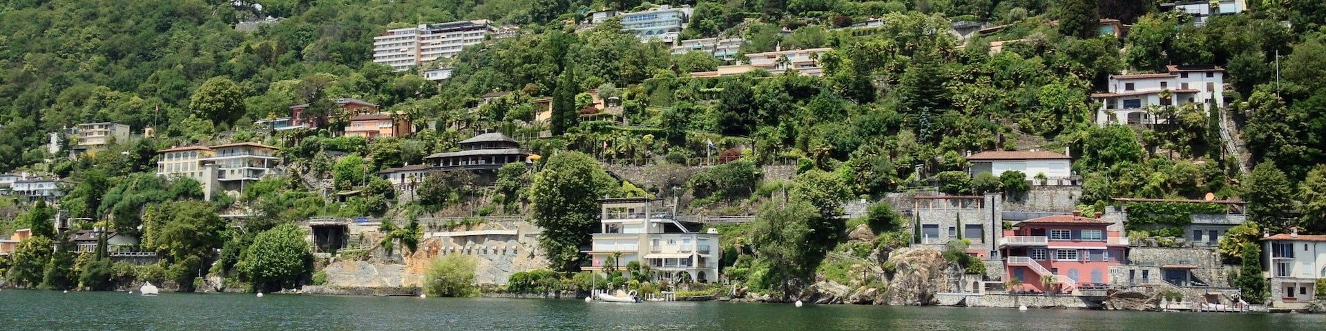 Вид с озера Maggiore