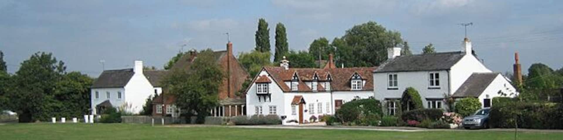 Village Green at Upper Quinton. The village green at Upper Quinton, looking north-east.