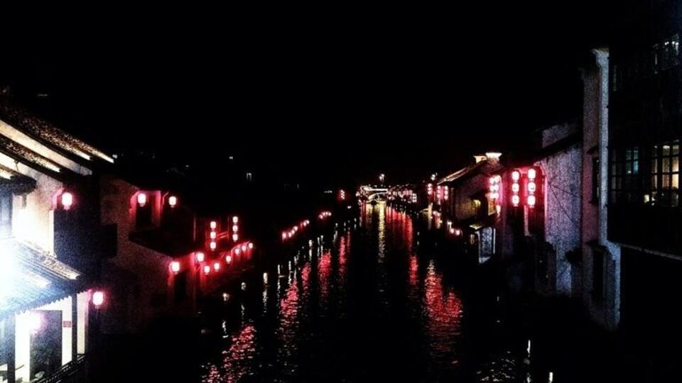 JiangNan river night view