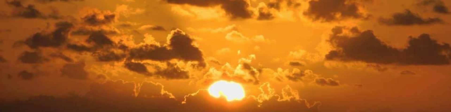 Sunrise off Coco Beach