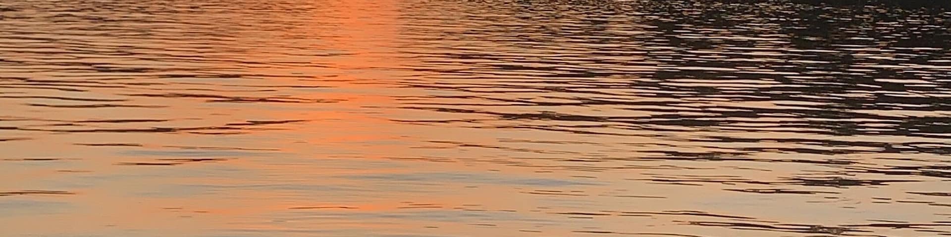 Awesome sunset and kayaking on the lake!