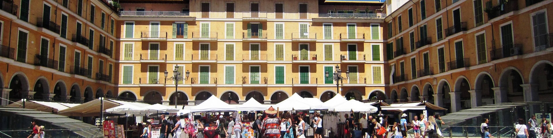 Die Plaça Major ist der Hauptplatz der Innenstadt von Palma de Mallorca