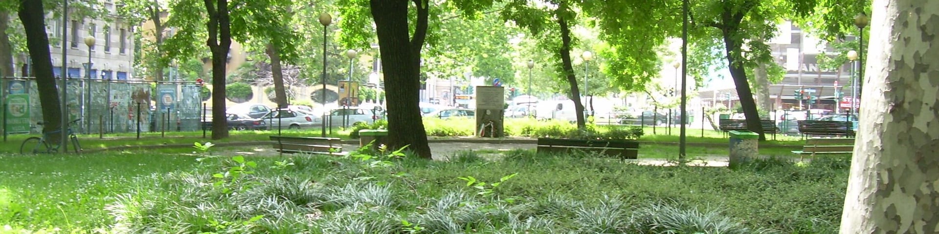 Monumento in piazzale Susa (1981) a Guido Galli (28 giugno 1932 – Milano, 19 marzo 1980), magistrato e docente di criminologia italiano.