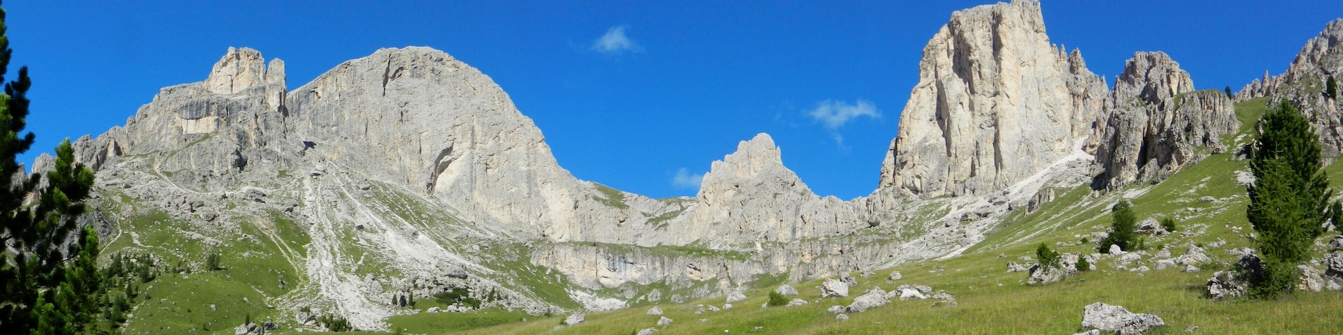 Dolomites, Rosengarten group, Roda di Vael and Mugoni