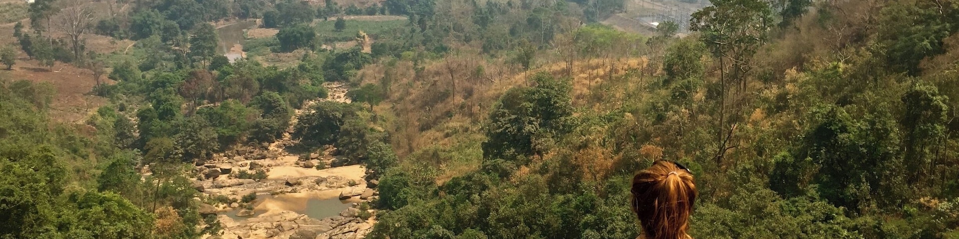 10 KM south of Tad Lo, along the #Bolaven Plateau, rests Tad Soung. I went in April, before the rainy season, so the actual waterfall was dried up. Did make for a beautiful view!