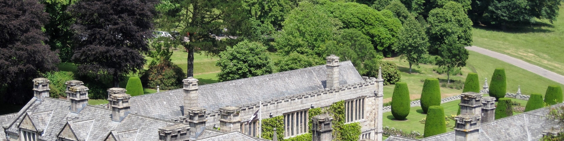 Lanhydrock, Herrenhaus nahe Bodmin in Cornwall, England