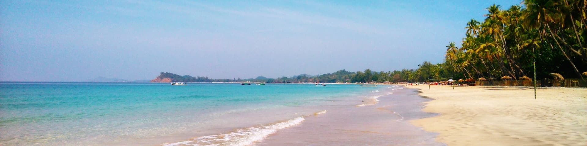 The beautiful Ngapali Beach