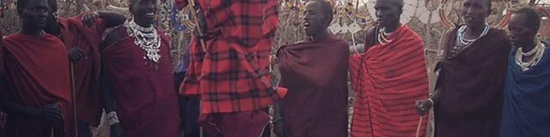 Our experience with visiting a Maasai village was a bitter sweet affair, although we did get interesting insights into their culture, tradition and beliefs.
 
Maasai are famous for their jumping, which is a way for the guys to impress the ladies - Dave got some decent height so he had some good prospects in this village. It only costs 10 cows per wife (you can have as many as you like) - quite a bargain! 
One downer was that they just saw us as walking ATMs... We paid $50 USD to enter the village but when they realised that we didn't have any more cash with us to buy souvenirs from their 'shop' we quickly got escorted through the back door...
#indigenouspeoplesday #Maasai #Tanzania #Africa #thewayfindings #travel #explore