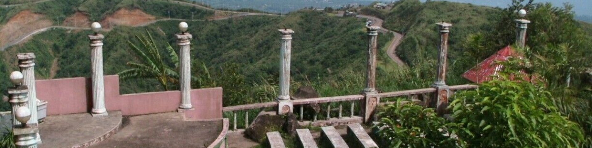 again using my imagination , this is a stage with an audience's seat, either for religious purpose, or any function