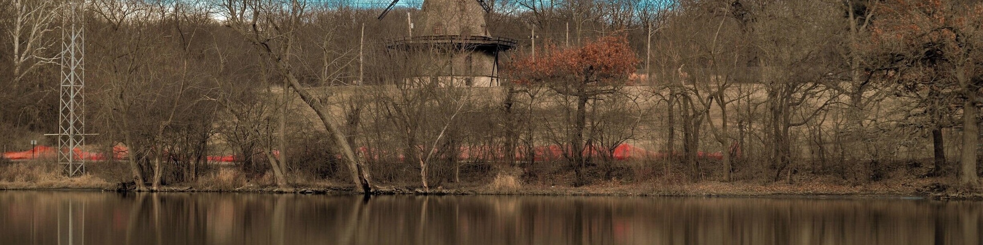 Windmill on the Fox River in Geneva Il