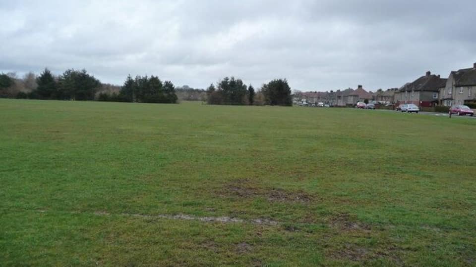 King George V Playing Fields, Whitburn The playing fields were opened in 1955 by Queen Elizabeth II, in a memorial to King George V. There are 471 other playing fields that are part of the memorial. There was a cinder running track on the lower level with a football pitch in the middle, but is now one large piece or grass. The cinder track was never properly maintained and due to the fact it was below the water table, was very muddy, and still is when the local youth football teams use the pitches. The upper level has two football pitches and is also used for the galaday sports and marching arena during the fourth Saturday of June. More info at http://www.runtrackdir.com/details.asp?track=whitburn