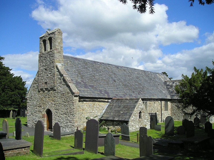 The church of St Mary at Caerhun