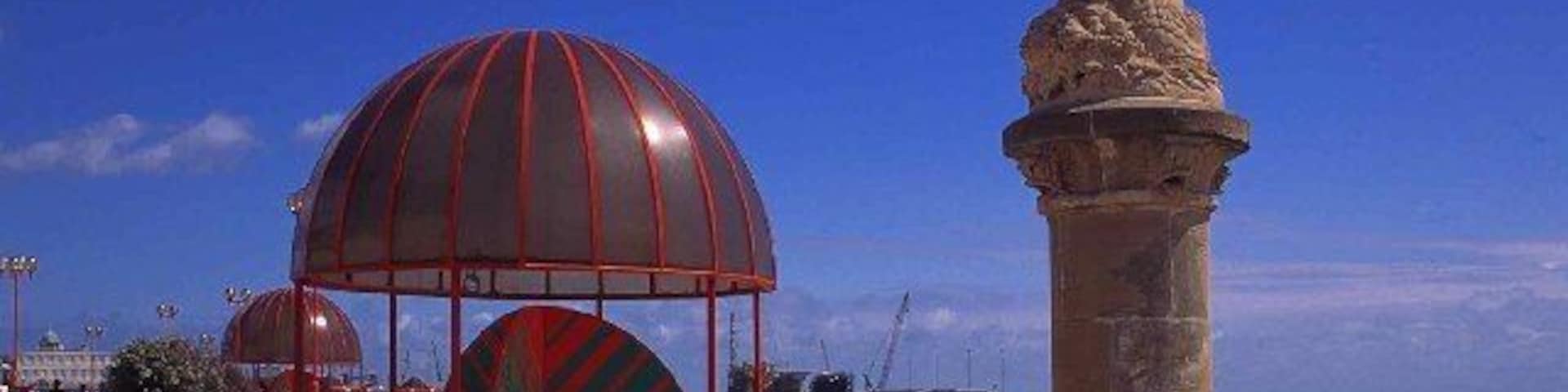 Lowestoft Promenade. The refurbished promenade at Lowestoft, Suffolk - the sunrise coast.