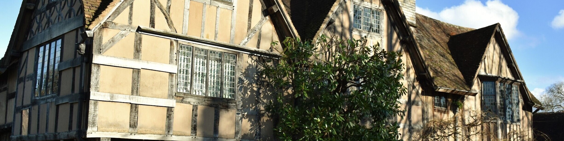 Hall's Croft is a building in Stratford-upon-Avon, Warwickshire, England, which was owned by William Shakespeare's daughter, Susanna Hall, and her husband Dr John Hall whom she married in 1607.
The building is listed grade I,and now contains a collection of 16th- and 17th-century paintings and furniture. There is also an exhibition about Doctor John Hall and the obscure medical practices of the period. The property includes a dramatic walled garden which contains a variety of plant life that John Hall may have used in his treatments. John and Susanna Hall later moved to New Place, which William Shakespeare left to his daughter after his death.