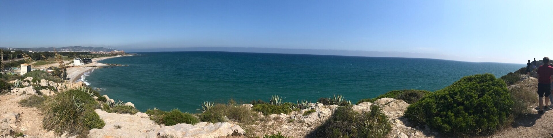 Make sure you rent a bike to ride along the beach. A short hike up at the end pf the path will bring you to an amazing view.