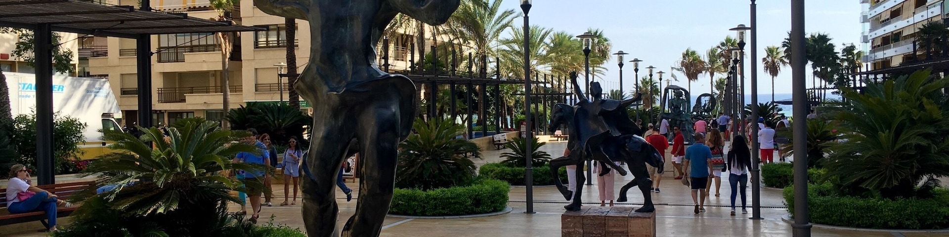 Salvador Dali sculptures at Avenida del Mar