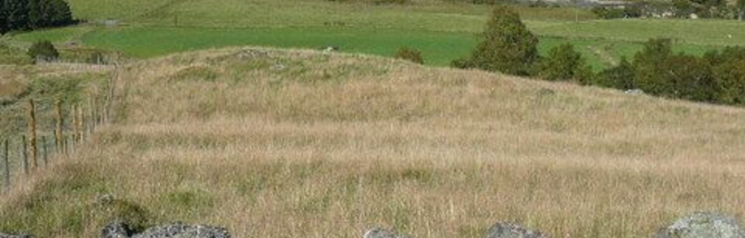 Dry stone wall Overlooking Glen Shee and Shee Water.