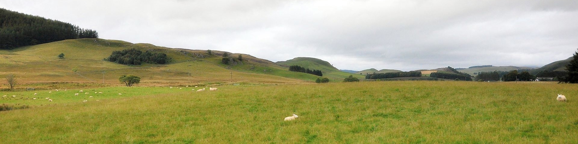 Fahrt durch die Highlands bei Glenshee