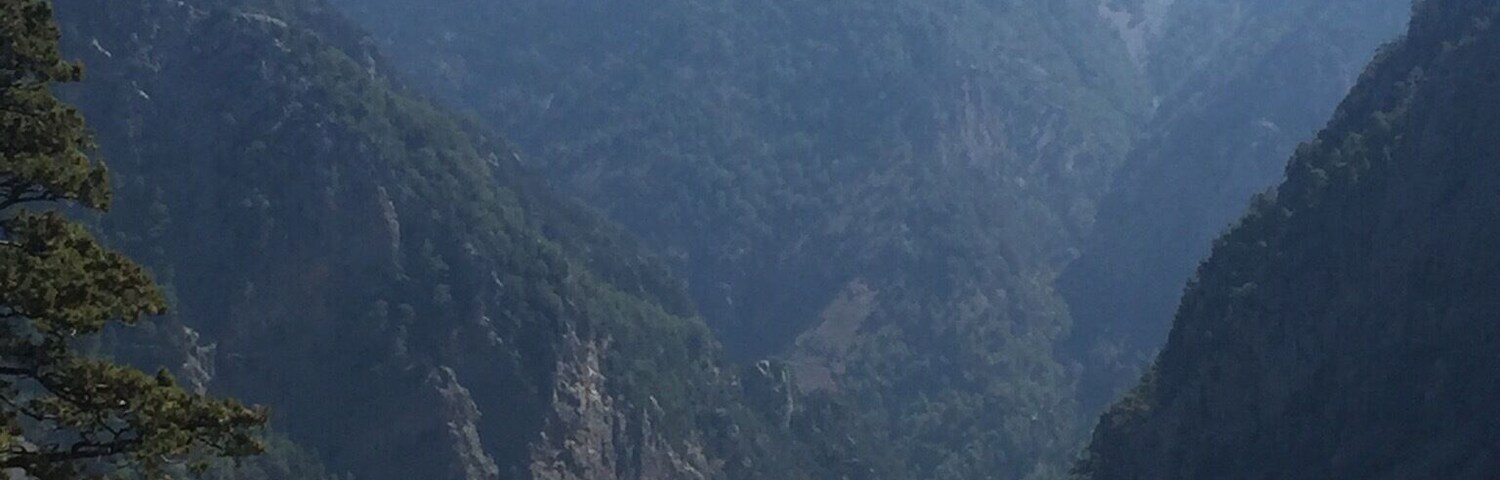 Stunning view from top to bottom , 6miles walk down to the Gorge