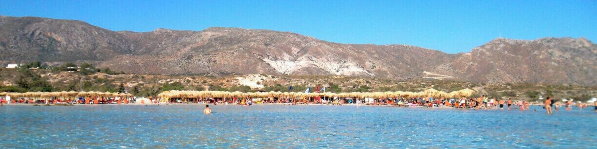 After driving through the winding and mountainous roads, the pink sand and crystal clear water at Elafonisi is a welcome sight! #localgem #greece #crete