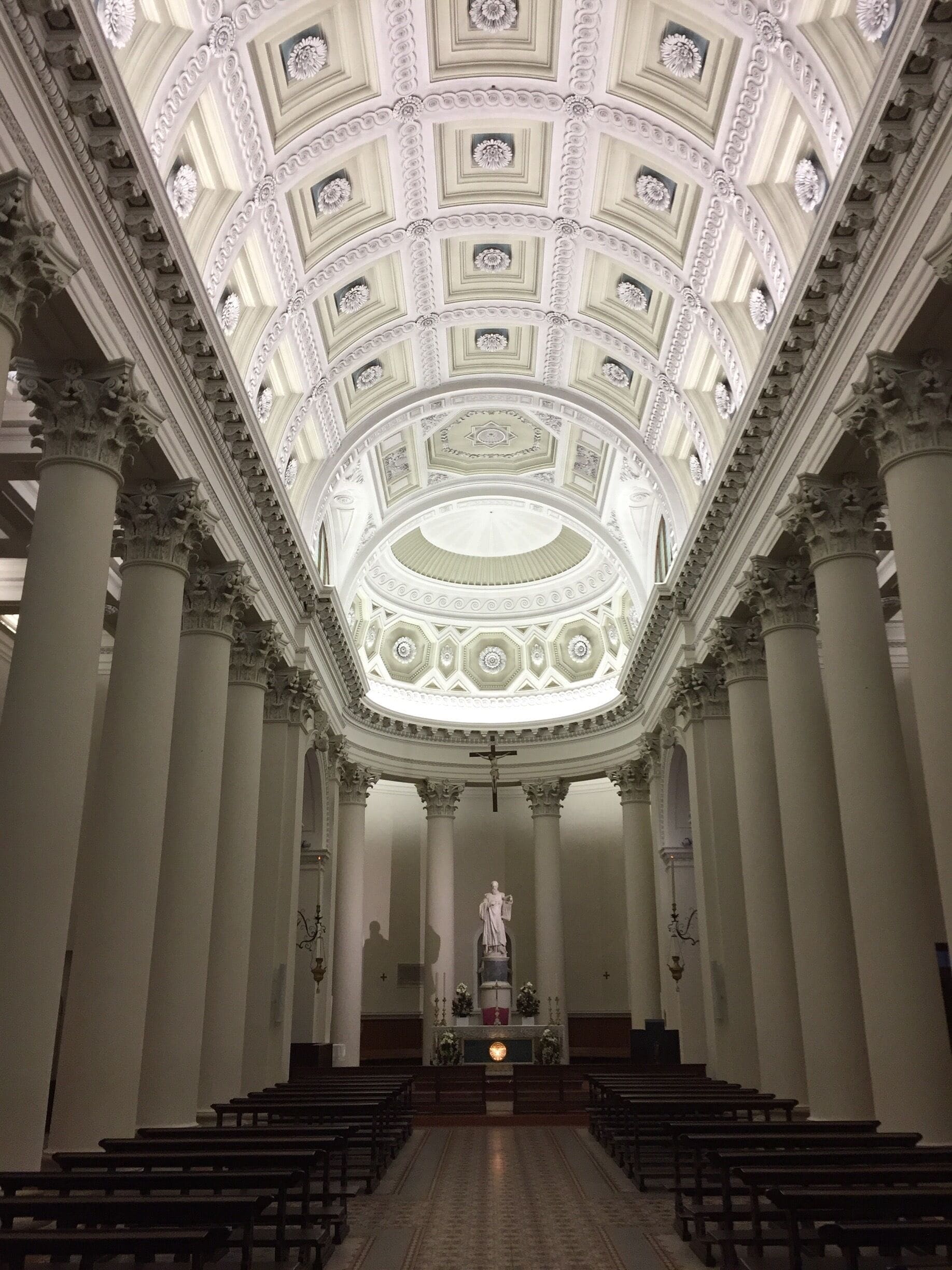 After climbing to the top of San Marino, you can visit the beautiful Basilica is San Marino. Even in the off season, this is a beautiful country.
