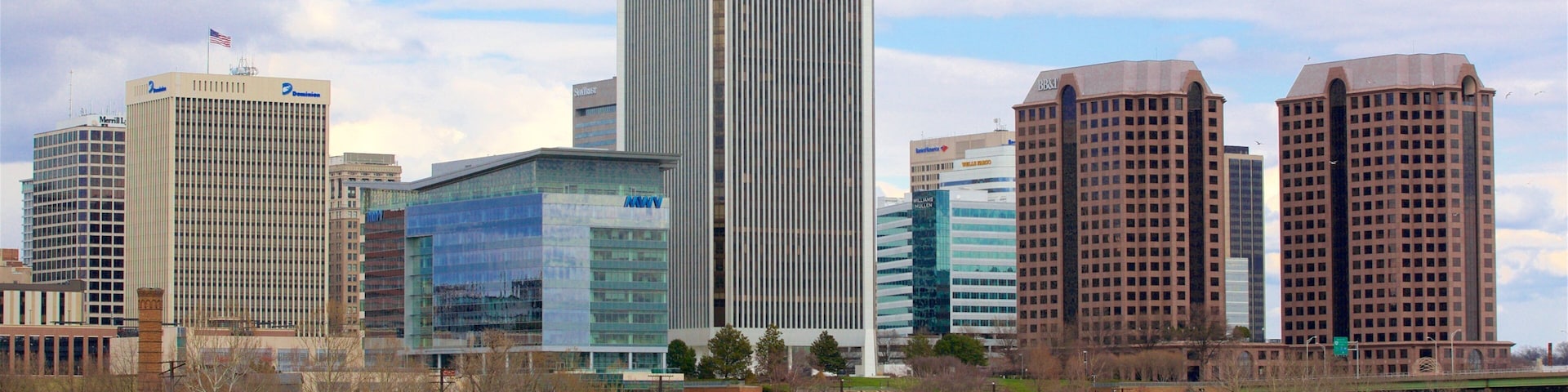 Richmond which includes a river or creek and a city