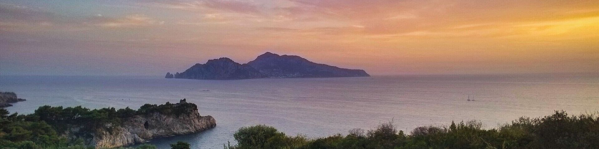 Capri island from Campanella cape. #weekendgetaway