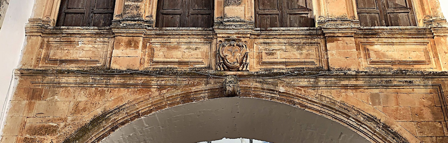 Cold winter weather adding clarity and crisp colours to beautiful Ostuni